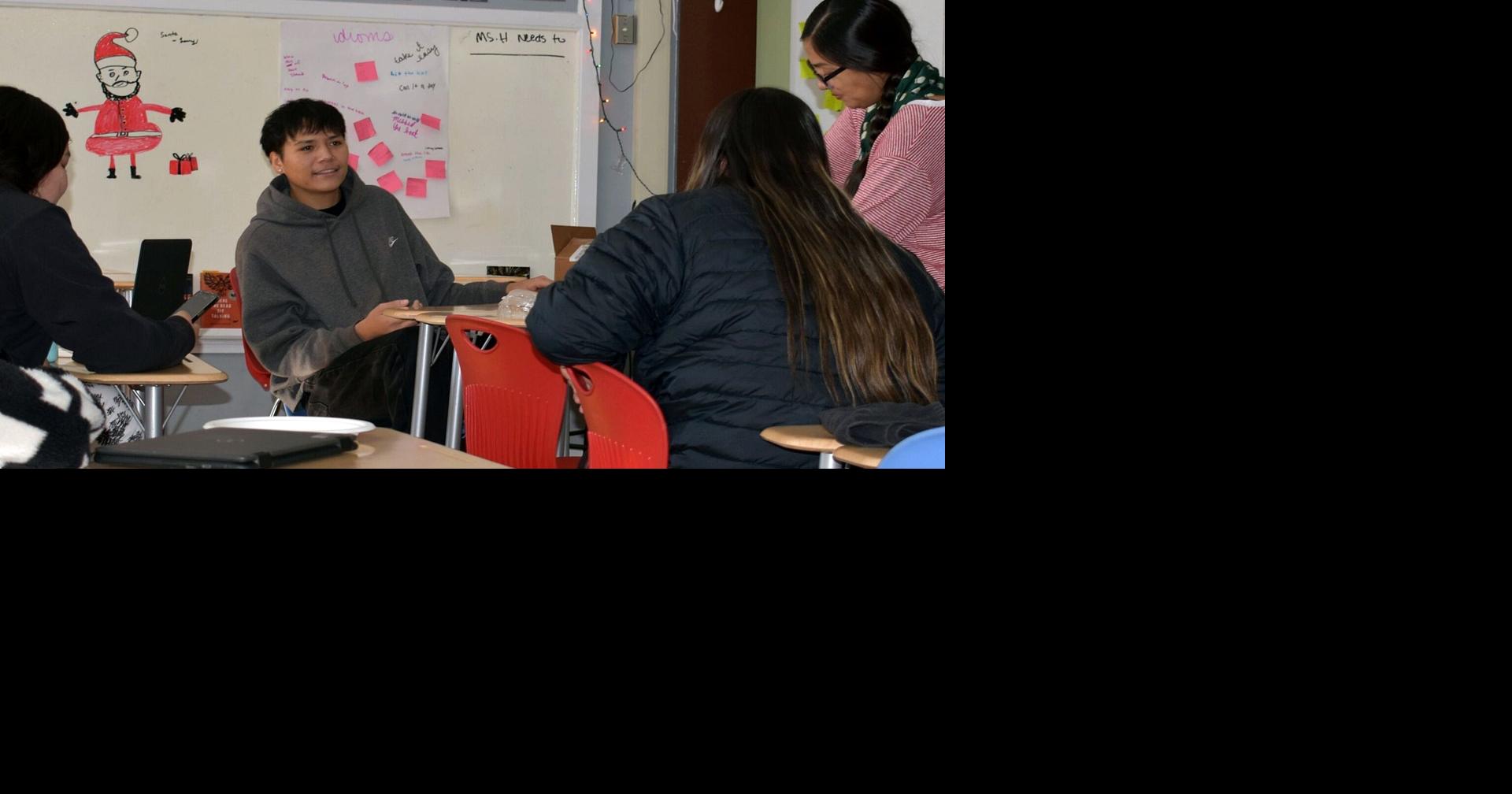 Owyhee students judge staff bake-off contest