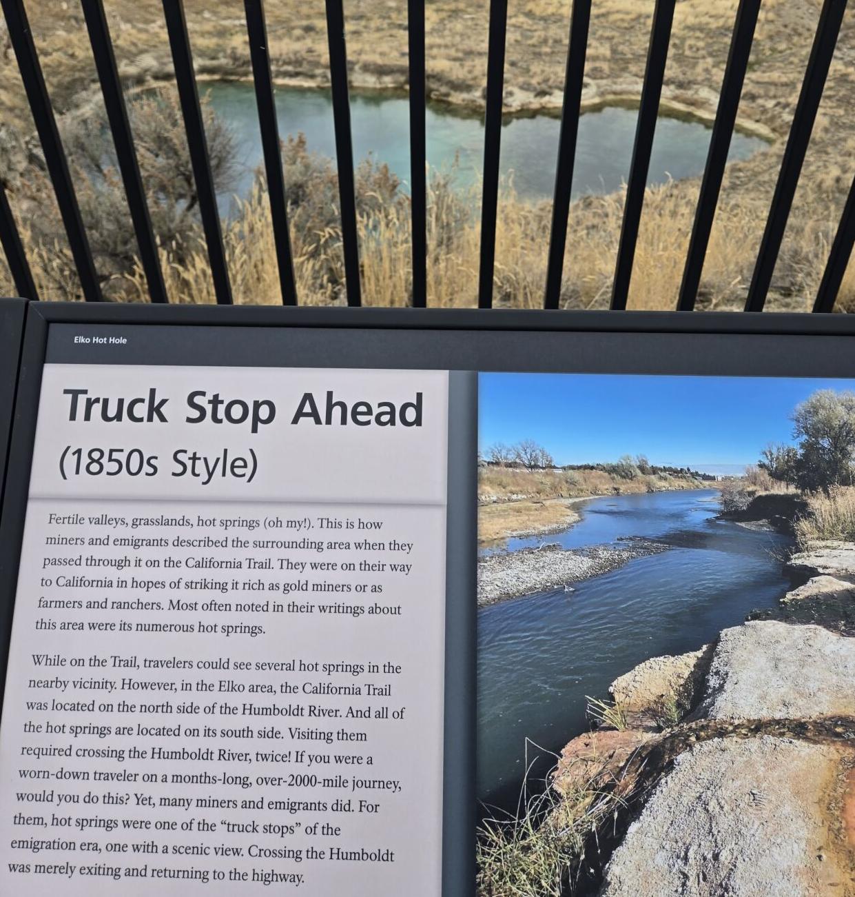 Nature Notes Larry Hyslop Elko Hot Hole off California Trail