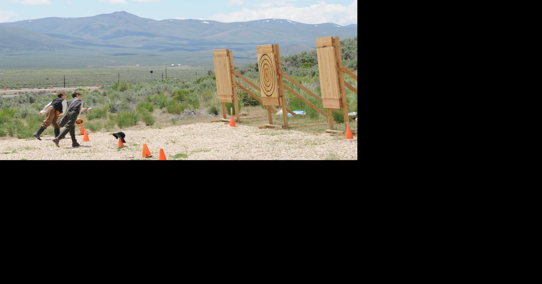 California Trail Days action west of Elko