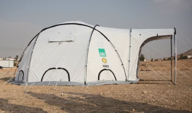 ShelterBox display sponsored by Rotarians