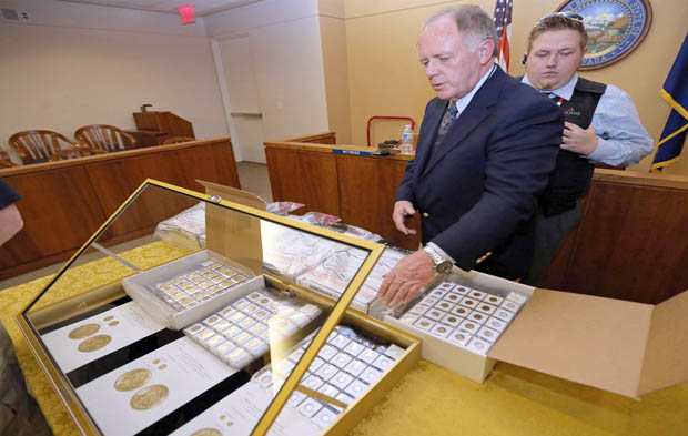 Remainder of gold fortune to be auctioned today in Carson City