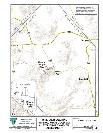 Mineral Ridge mine environmental study approved