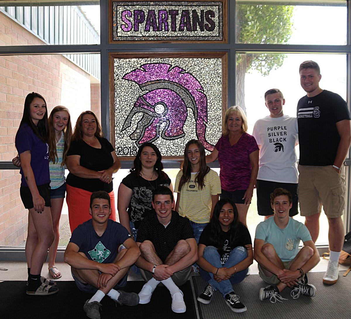 Spartan senior gift presented to Spring Creek High School