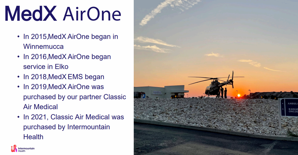 MedX AirOne to change name, but services stays the same