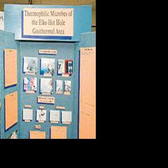 Student science projects on display