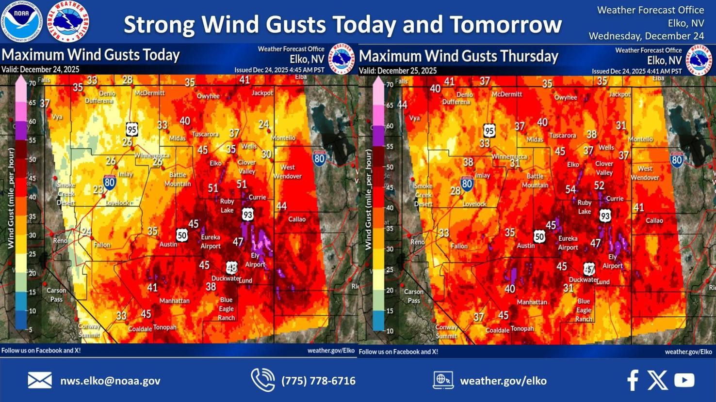 Wind advisory - 'Fairly strong winds through the day'