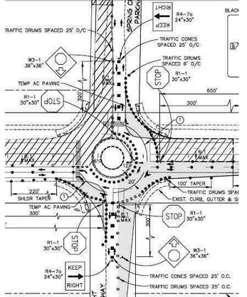 Roundabout traffic pattern changes again
