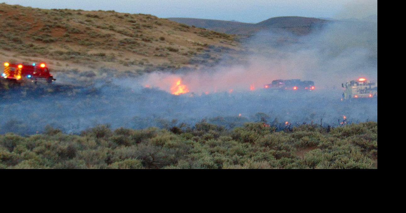 Fire burns 2 acres near shooting range