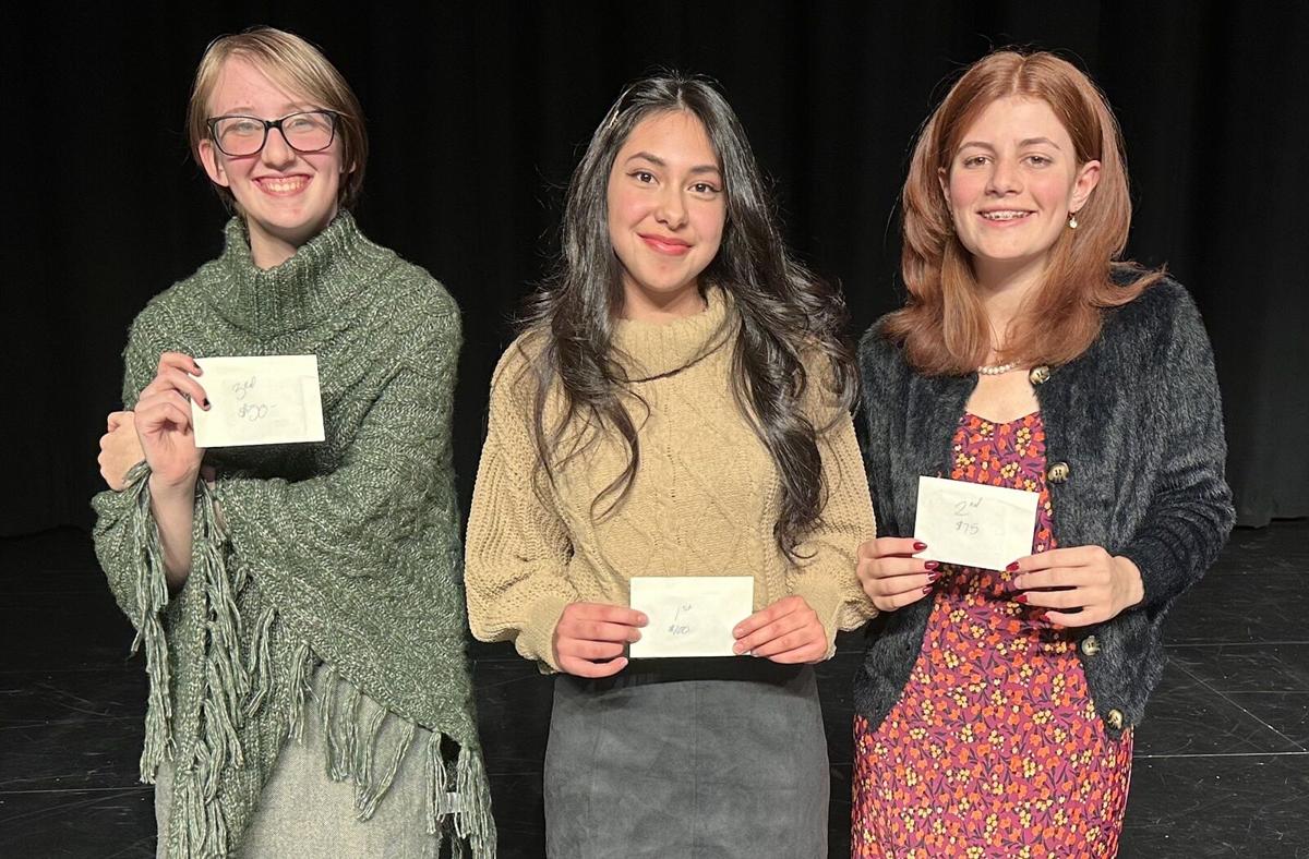 Sandoval wins local Poetry Out Loud contest