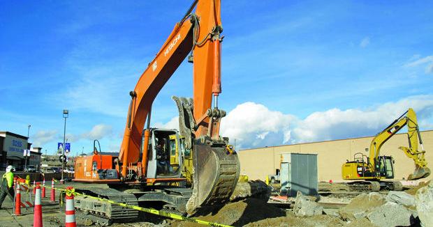 Fashion Bug building demolished at Elko Junction