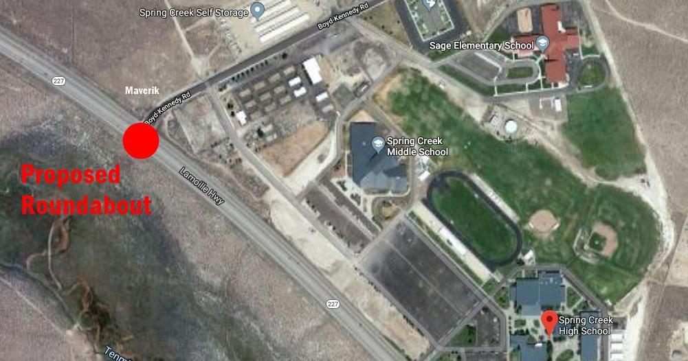 Second Spring Creek roundabout proposed
