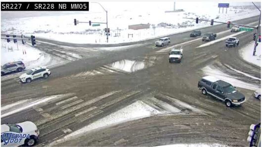 More crashes as snowfall resumes in Elko area
