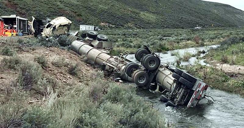 Sulfuric acid spills into Maggie Creek