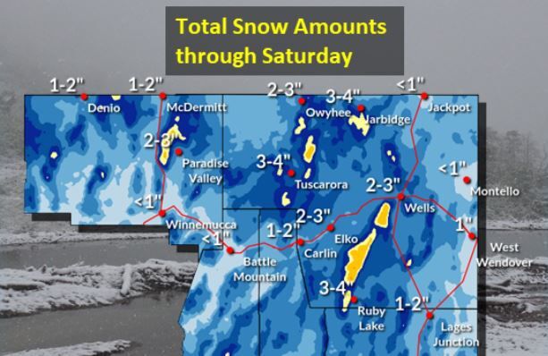 Elko's Christmas forecast: White or wet?