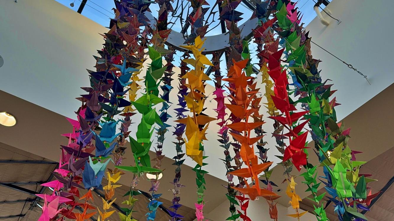 'Thousand Cranes Project' inspires GBC art work in solarium