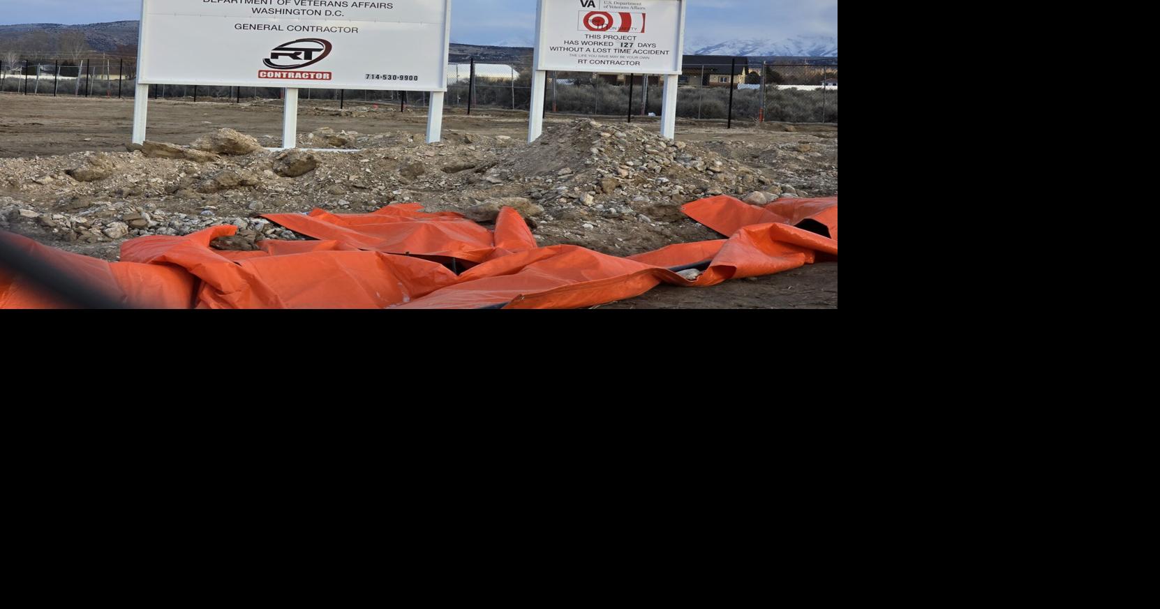 Winter weather pauses construction at Elko National Cemetery