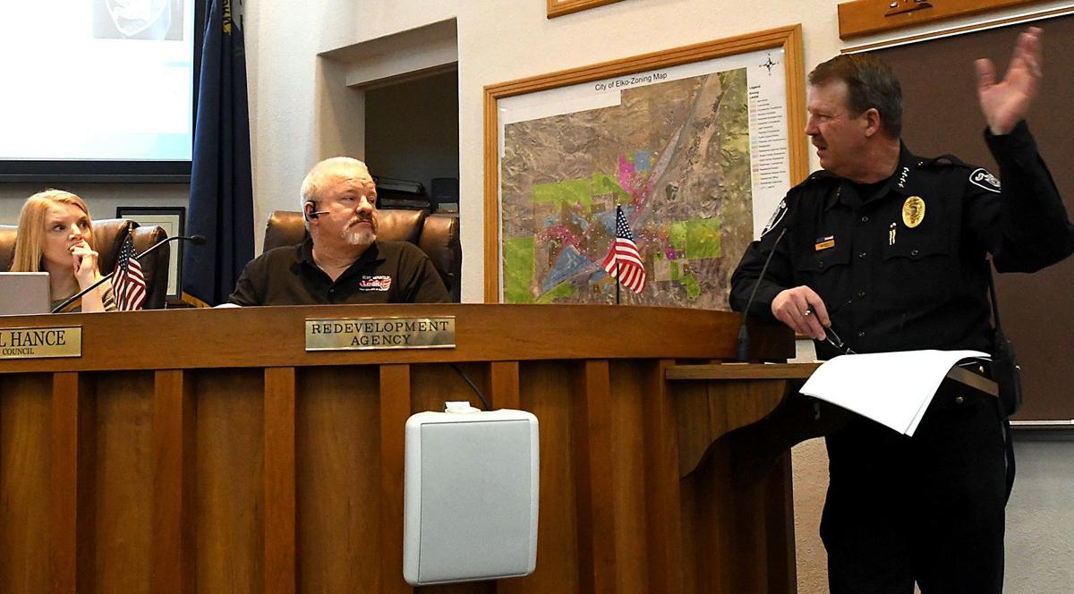 Police chief reports on crime rate