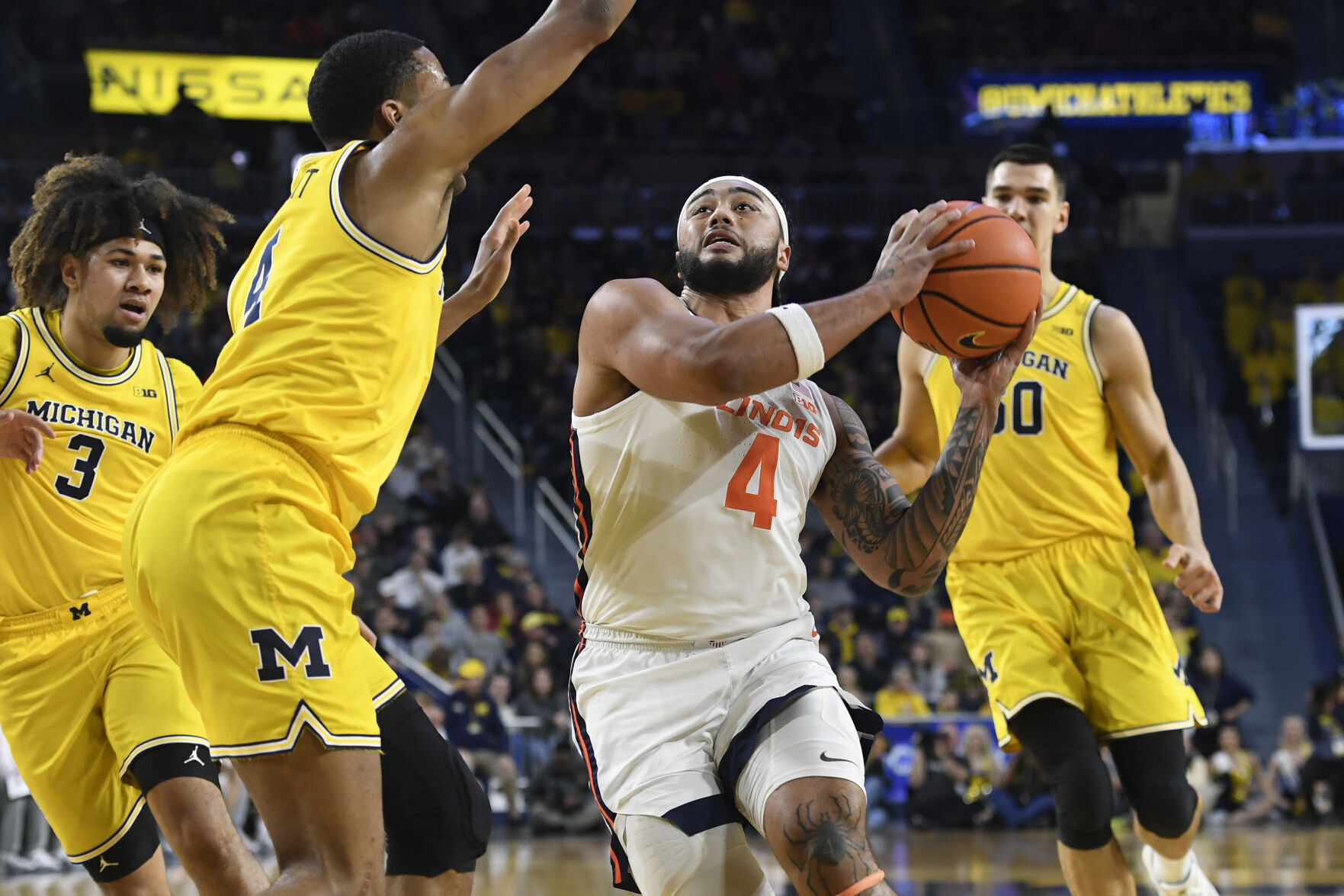 Illinois Michigan Basketball