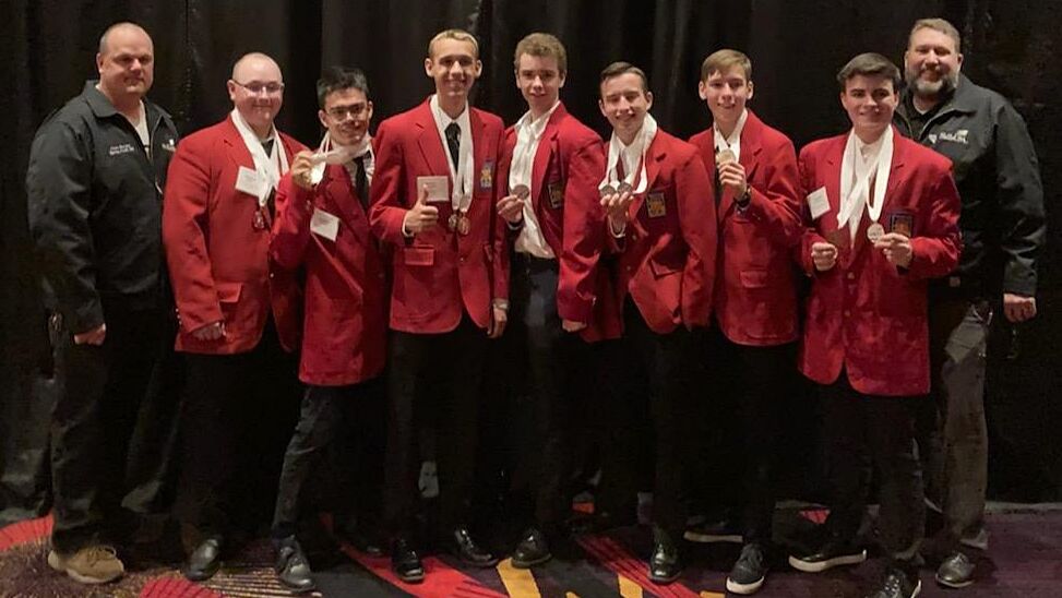 Spring Creek High School SkillsUSA medals at state
