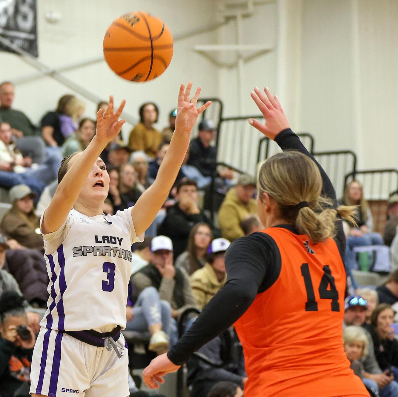 Lady Spartans win and lose by similar margins in home games
