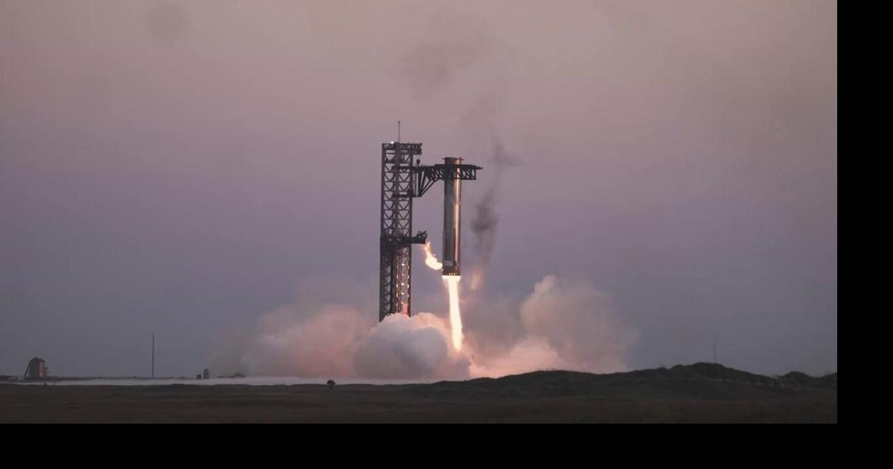 Video: Starship booster successfully caught in groundbreaking landing