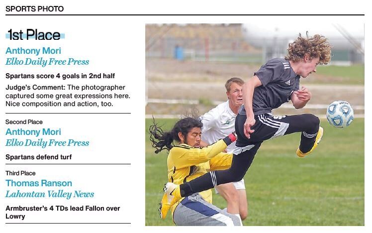 Elko Daily wins 7 first-place press awards