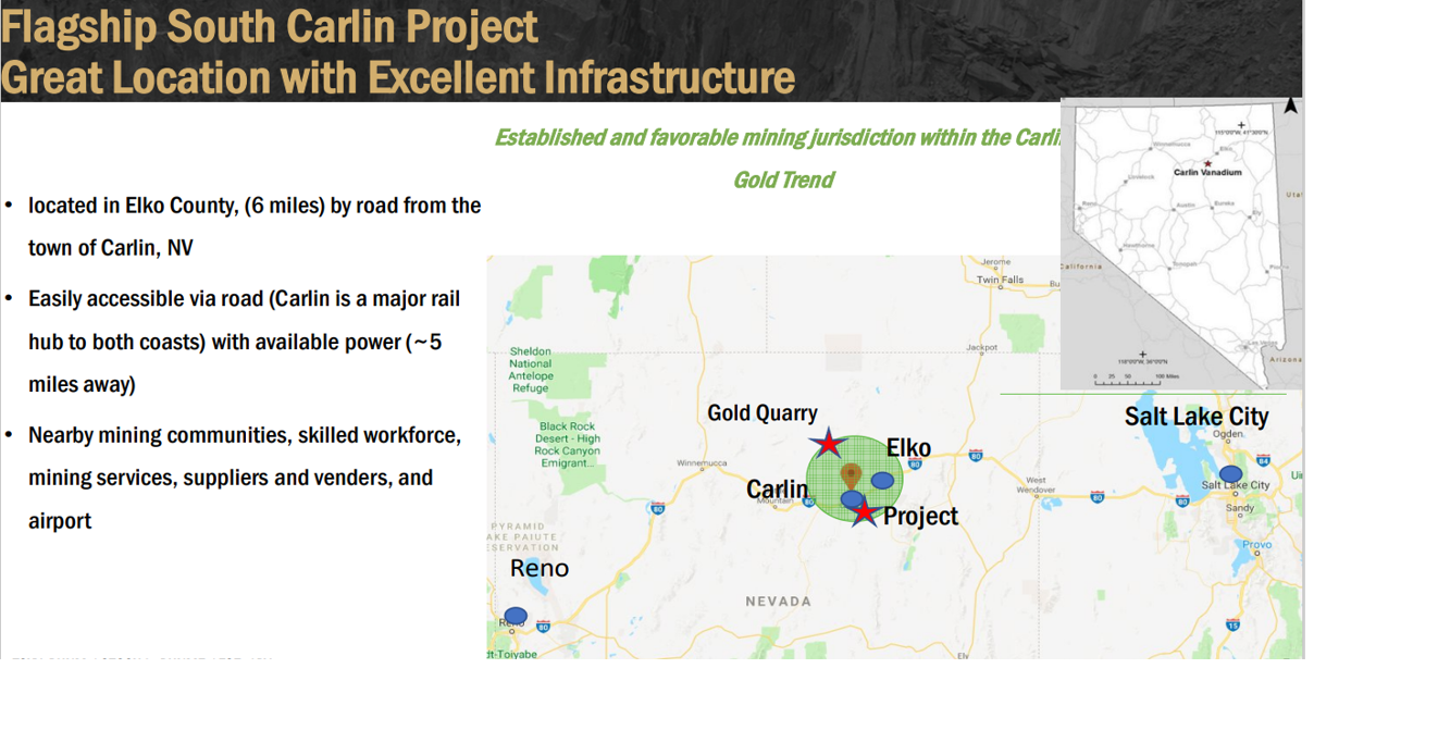 Elko County vanadium project gets county support for grant