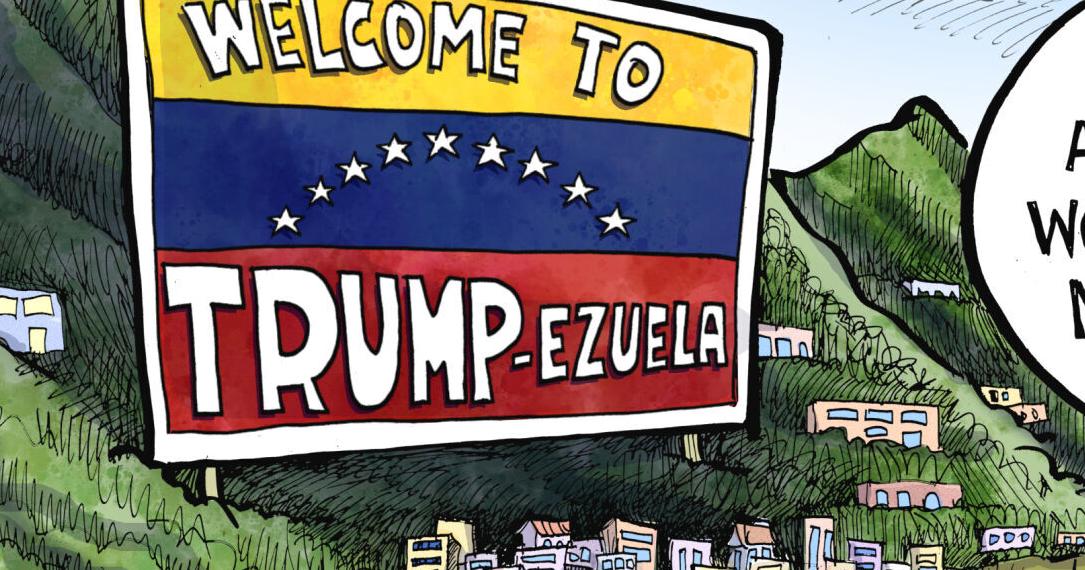 12 political cartoons venture into the Venezuelan incursion