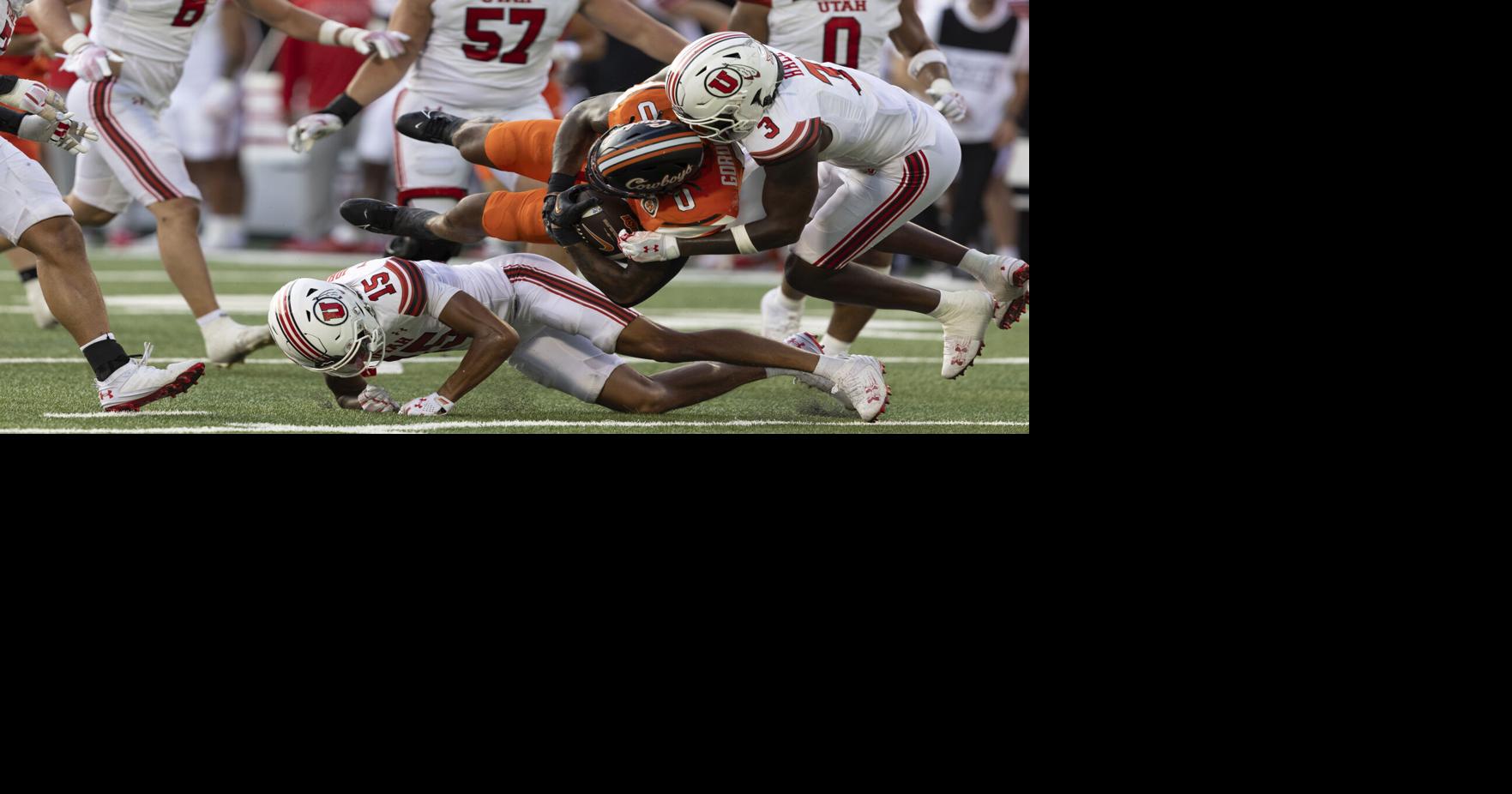 No. 12 Utah holds on in Big 12 debut, tips No. 14 Oklahoma State