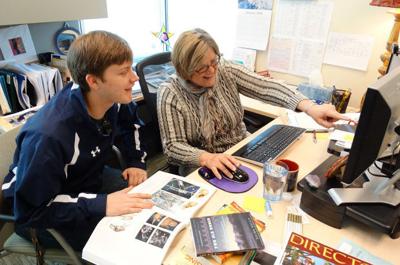 GBC student Alex Porter does research for local organization