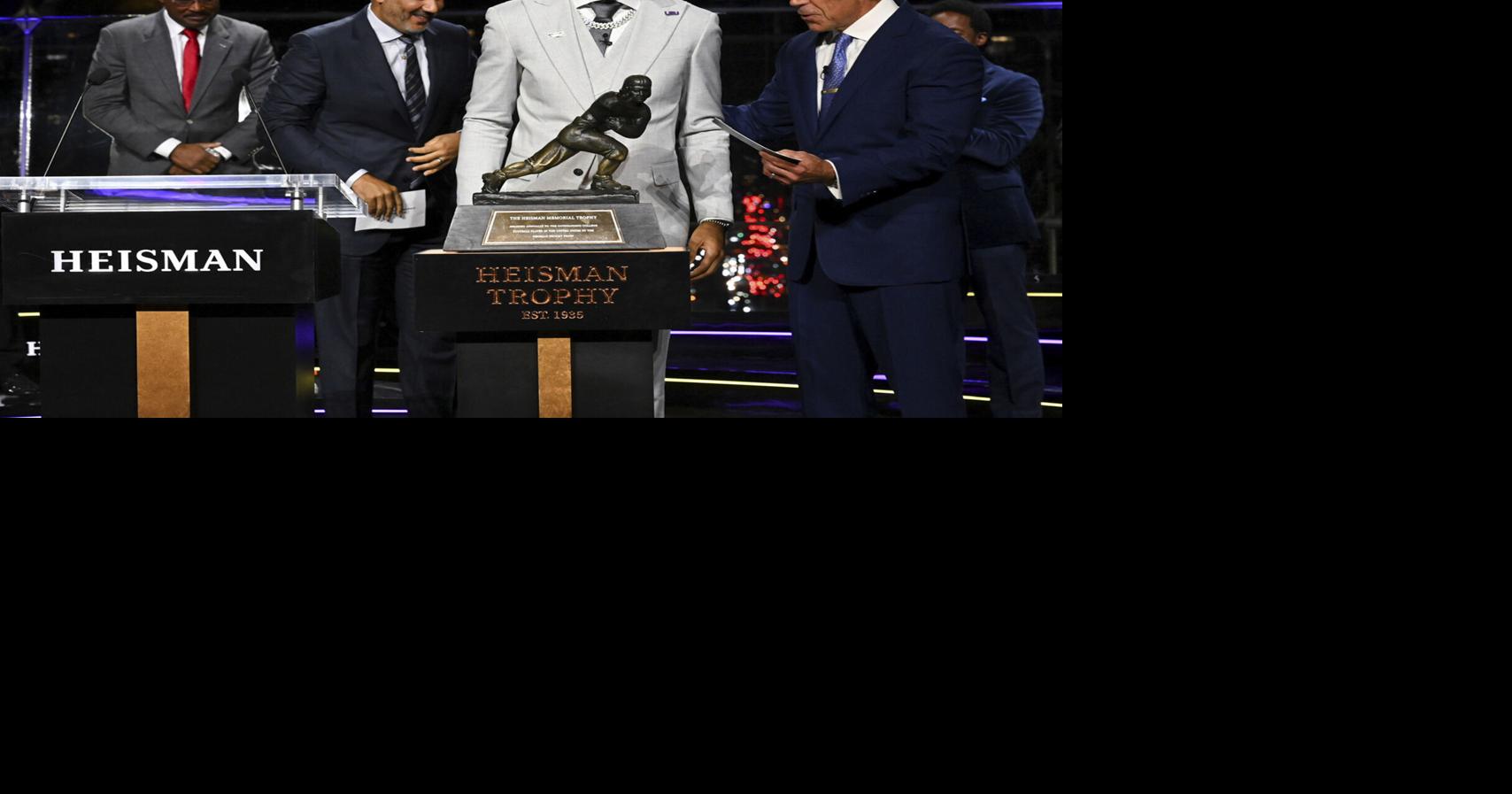 LSU's Jayden Daniels wins Heisman Trophy