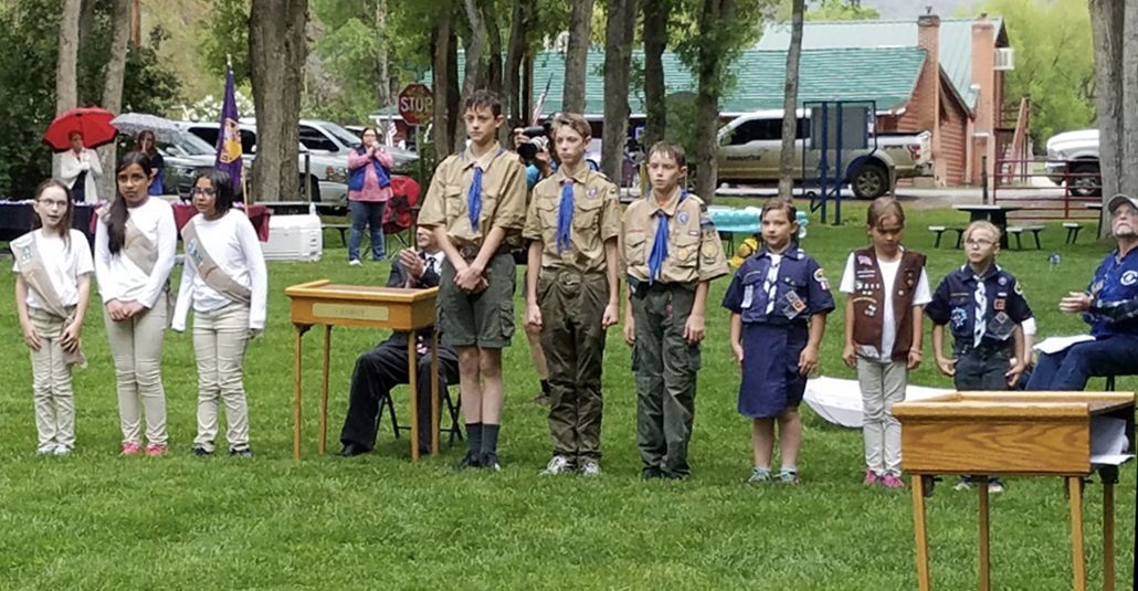 Elks celebrate Flag Day in Lamoille Grove