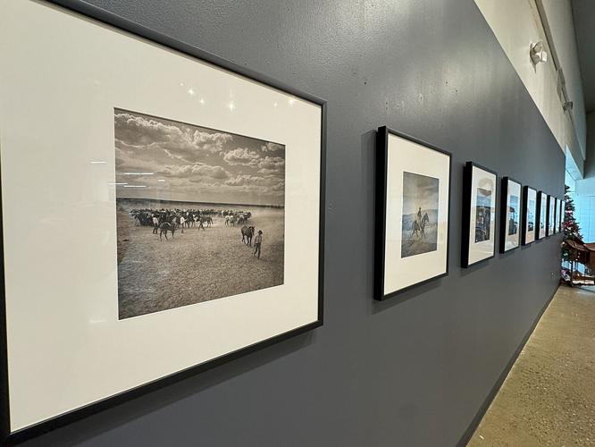 Adam Jahiel's cowboy photos at Northeastern Nevada Museum