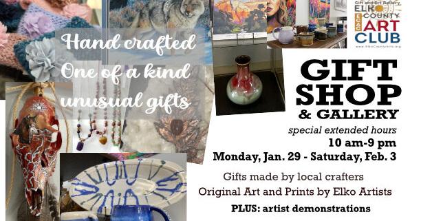 Elko Art Club shop has extended hours for poetry gathering