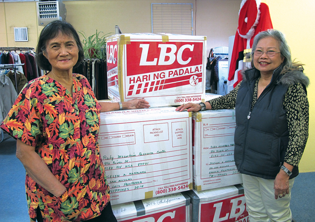 Ruby Mountain Resource sends donations to Philippines