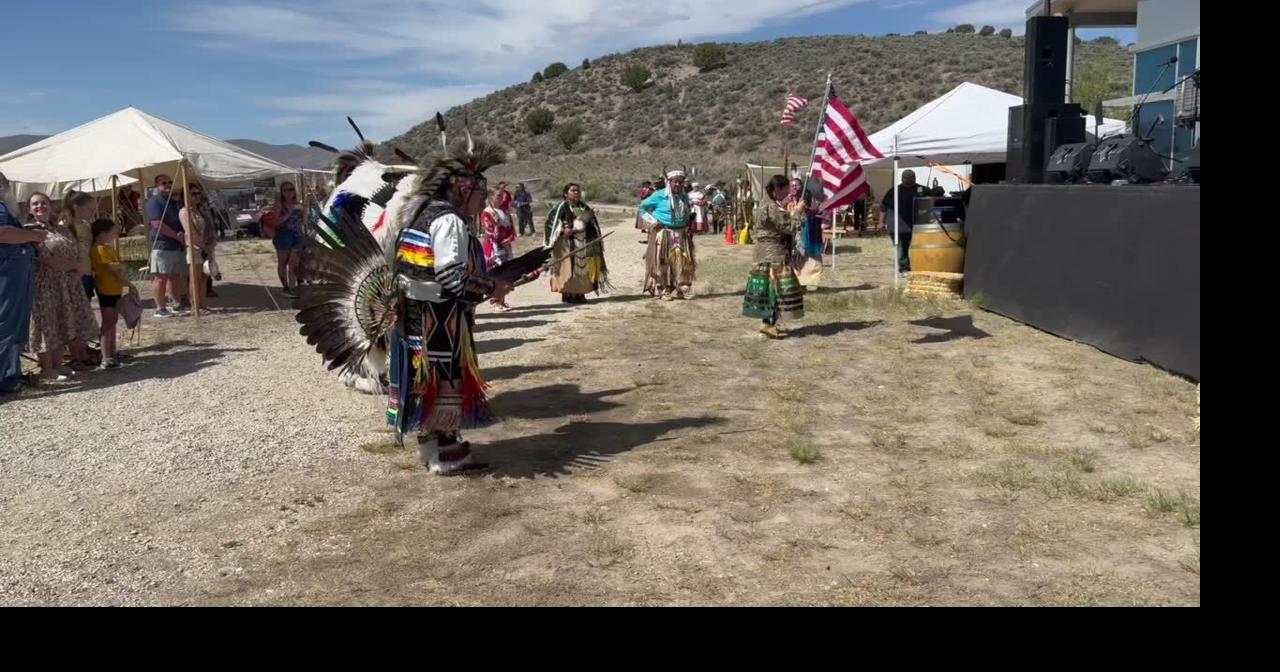 Owyhee Native American dancers at California Trail Days