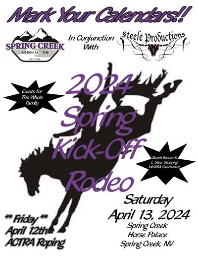 Spring Kick-Off Rodeo entries due April 8