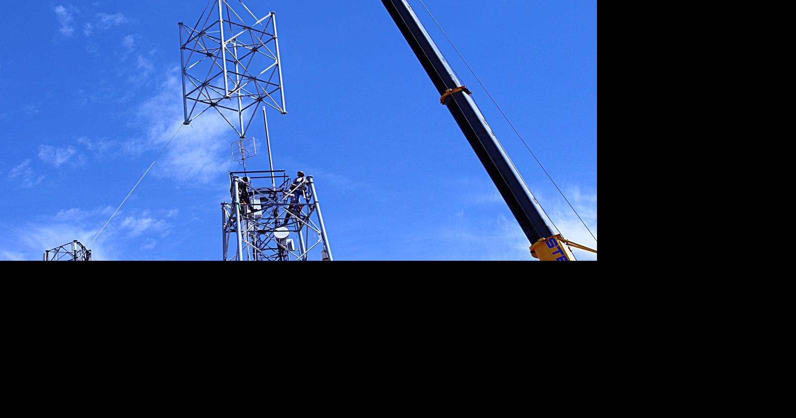 Elko TV District replaces tower near Wells