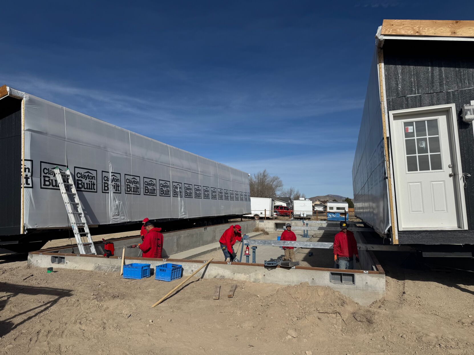 Photos: Wells modular home installed