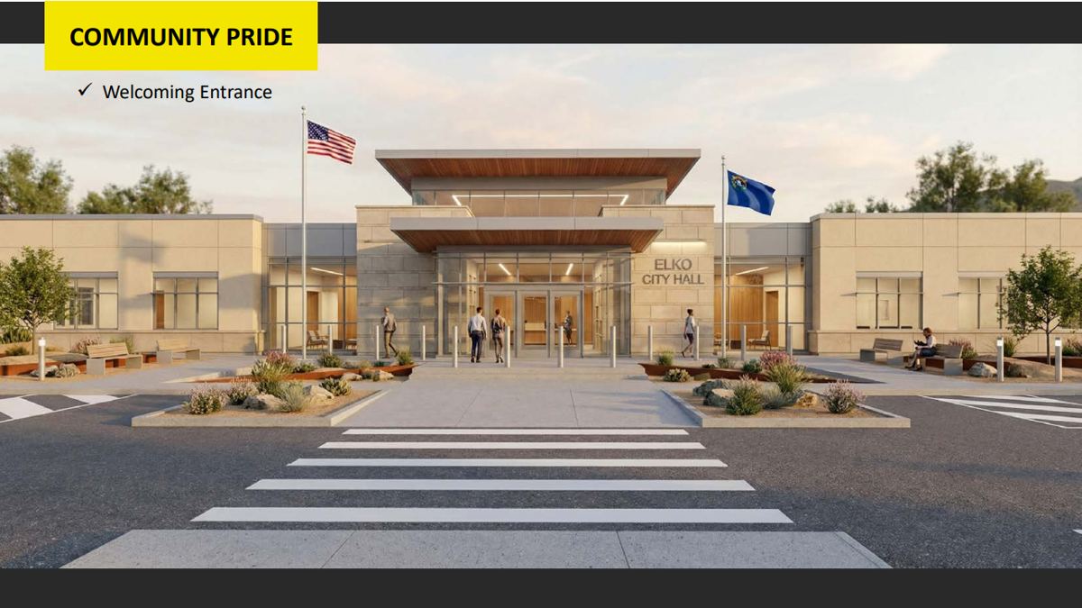 Elko council accepts preliminary city hall design