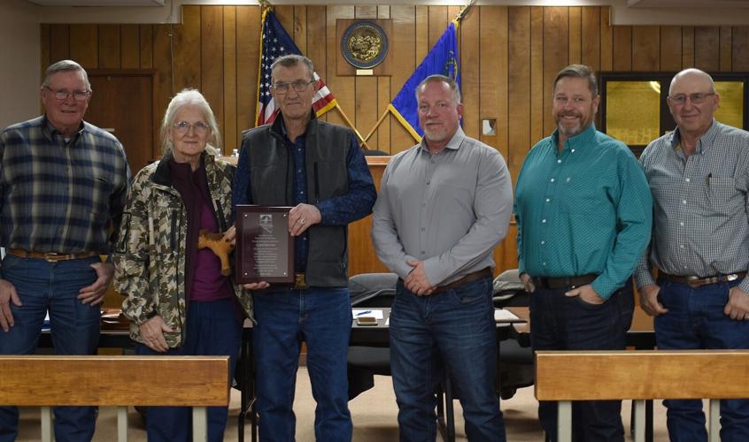 County commissioners honor Cliff Eklund