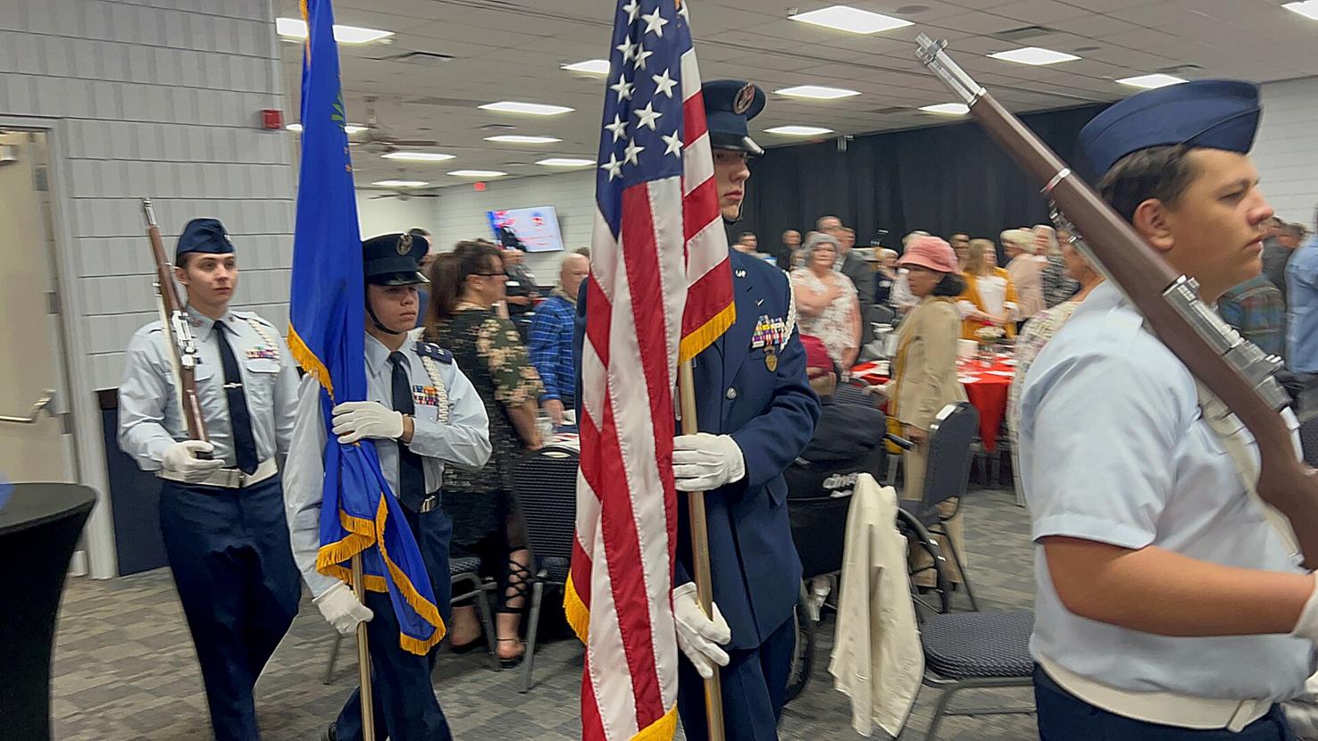 Gallery: Civil Air Patrol color guard presentation at Lincoln Day Dinner