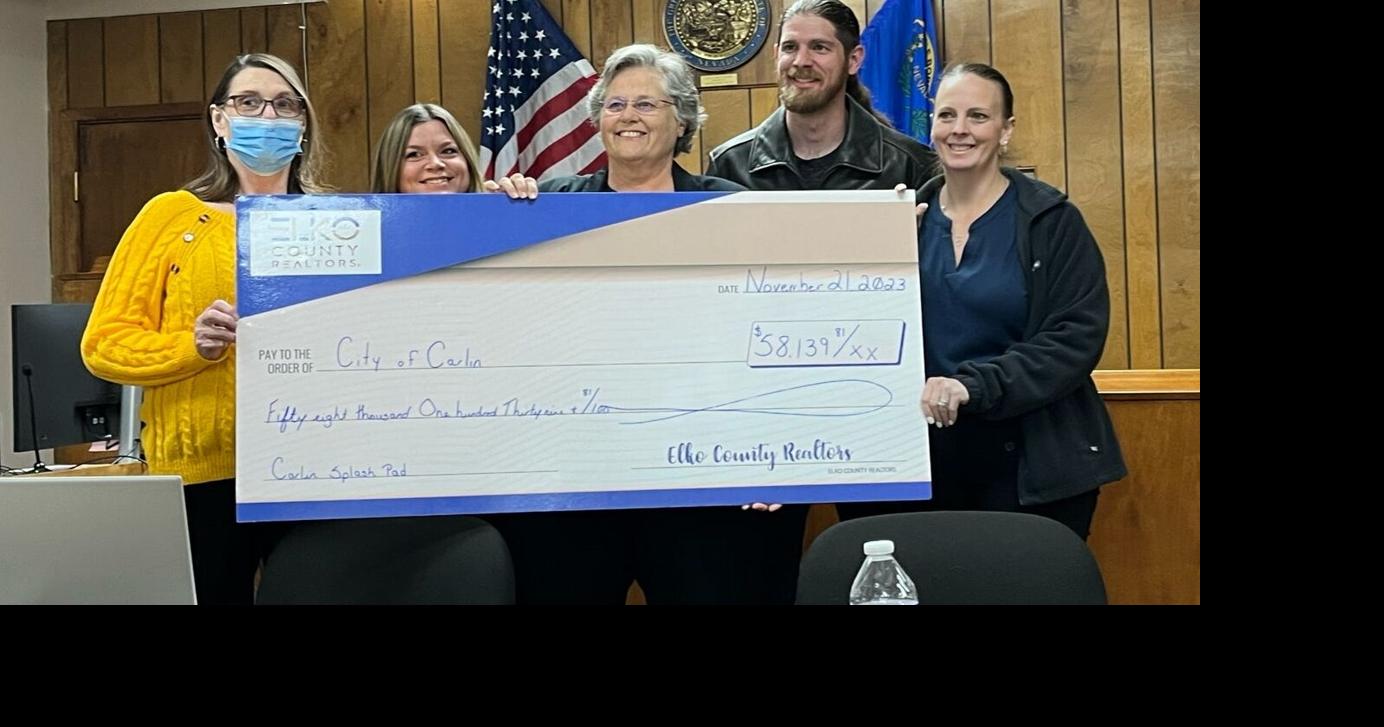 Elko County Realtors announce results of auction for Carlin splash pad