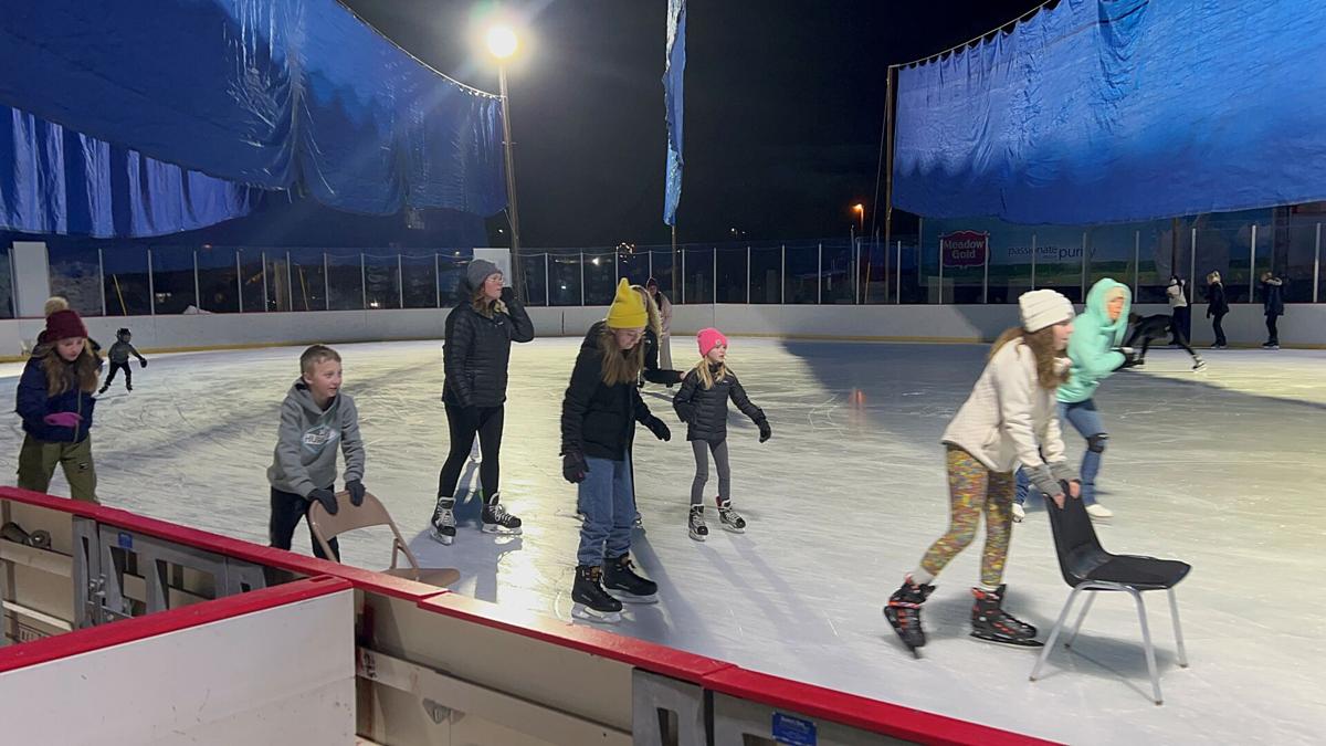 Elko's newest outdoor ice skating rink a success