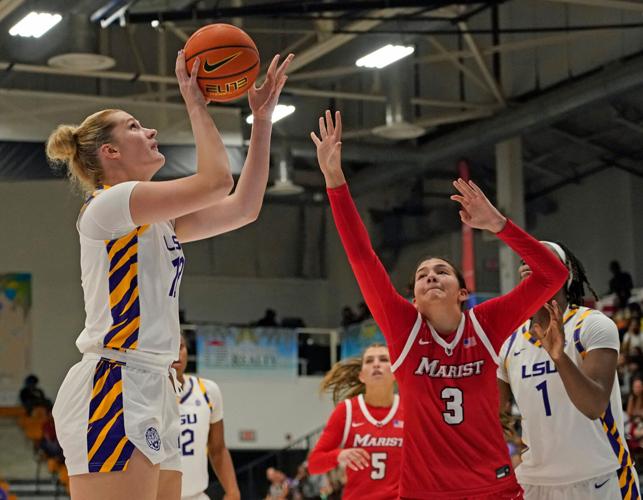 LSU sets women's record with 7th straight 100-point game