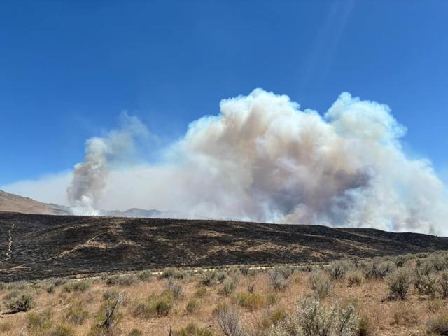 Wildfires burn in areas south, west of Elko County; biggest is 17,000 acres