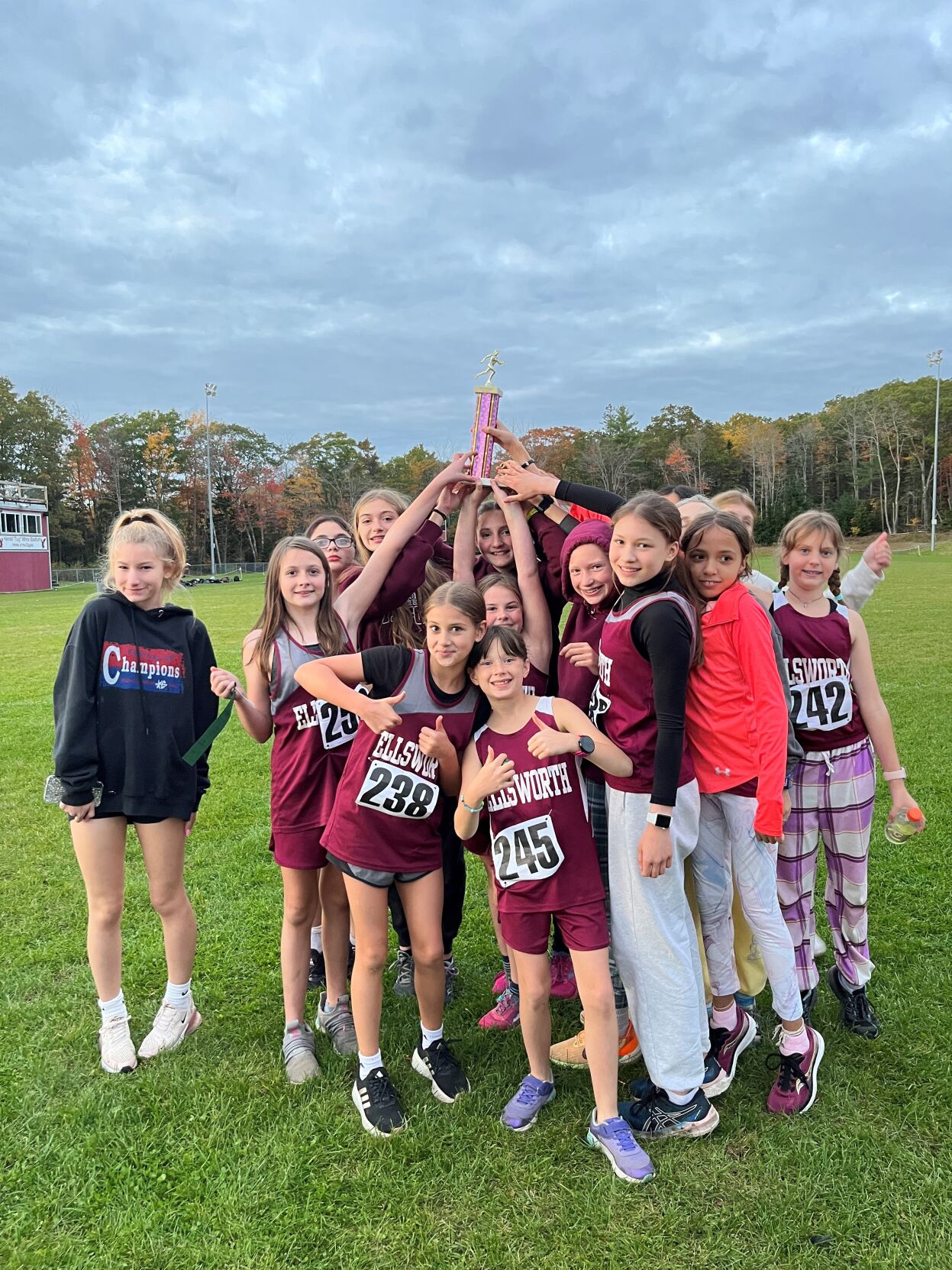 EEMS girls' cross-country team wins Coastal Championship meet | Sports | ellsworthamerican.com