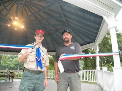 Boy scout earns Eagle rank with gazebo repair project | News ...