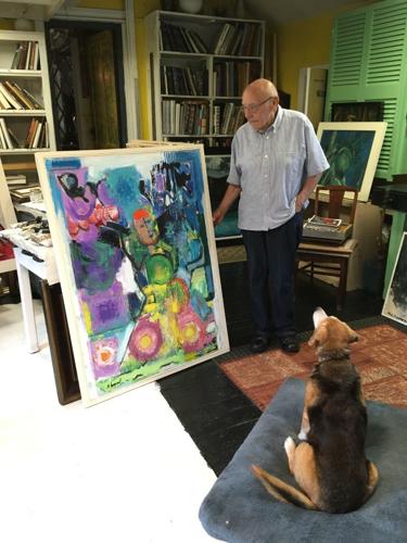 Artist Richard Kapral immersed in his medium after 75 years of work ...