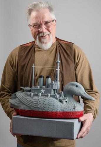 Web-footed flotilla: Award-winning artist turns decoy ducks into ...